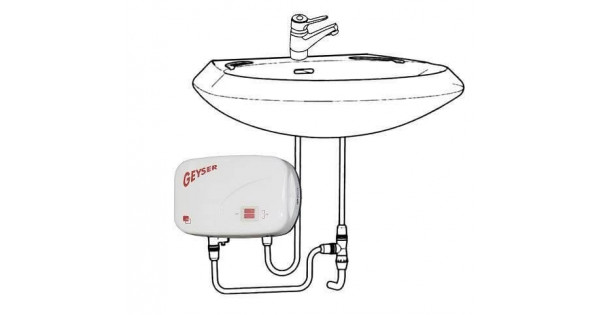 Instant apa calda GEYSER IN-LINE pentru chiuveta - MagnetCenter.ro