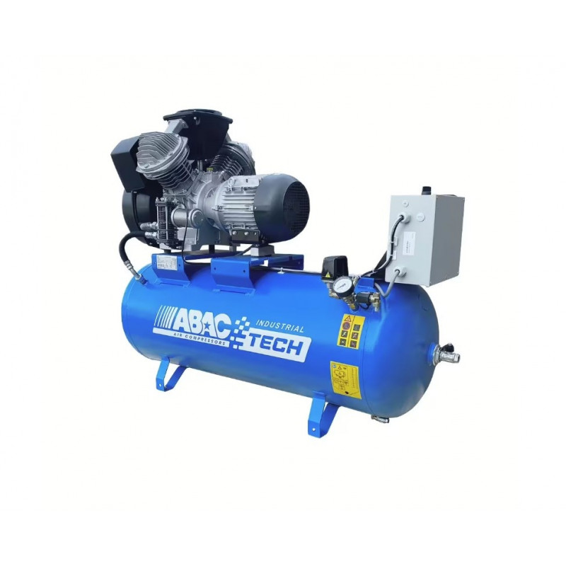 Compresor de aer, Industrial cu piston - 400V, 7.5 kW, 546 L/min, 20 bari - Rezervor 270 Litri ...