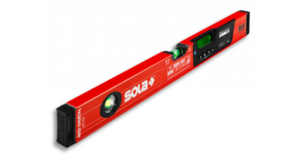 Nivela digitala cu bula ( Boloboc ) cu profil tubular RED Digital, 60cm ...