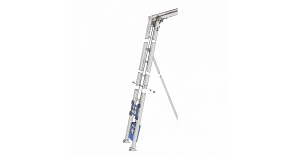 Elevator materiale constructii GEDA 200 STANDARD complet echipat, H=19 ...