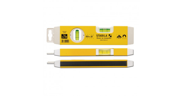 Nivela cu 2 bule si magnet, 70TM de 22cm - MagnetCenter.ro