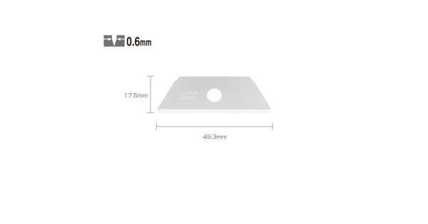 Set RSKB-2/5B - lame japoneze trapezoidale, 5 bucati, Olfa - MagnetCenter.ro
